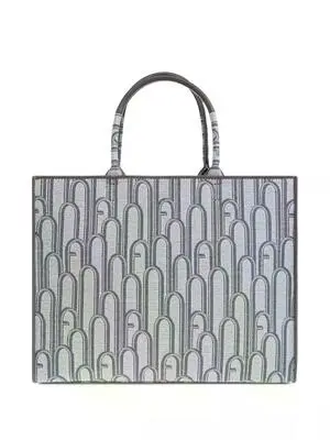 Furla Patterned Tote Bag - Grey