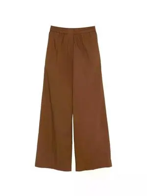 FORTE_FORTE Elasticated-waistband Trousers - Brown