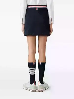 Thom Browne Pique Wrap Skirt With Rwb Trim