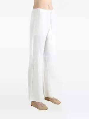 TOTEME Drawstring Trousers - White