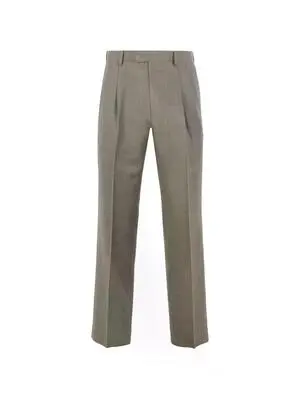 Auralee Wool Pinstripe Trousers