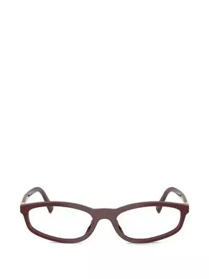 Miu Miu Round-frame Glasses - Brown