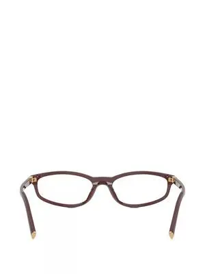 Miu Miu Round-frame Glasses - Brown