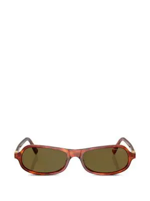 Miu Miu Geometric Sunglasses - Brown