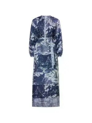 PIERRE-LOUIS MASCIA Floral-pattern Midi Dress