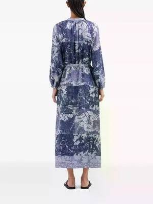 PIERRE-LOUIS MASCIA Floral-pattern Midi Dress