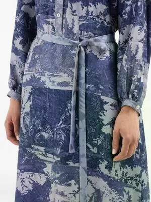 PIERRE-LOUIS MASCIA Floral-pattern Midi Dress