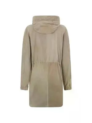 MOORER Hooded Parka Coat - Neutrals