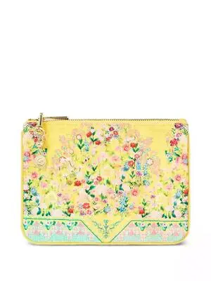 Camilla Floral Print Zip Wallet