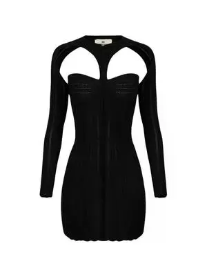 Elisabetta Franchi Openwork Mini Dress