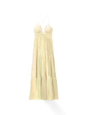 Ba&sh Pleated Tiered-design Dress