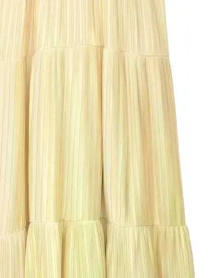 Ba&sh Pleated Tiered-design Dress