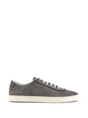 COMMON PROJECTS Top-stitching Suede Sneakers - Grey