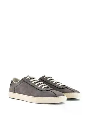 COMMON PROJECTS Top-stitching Suede Sneakers - Grey