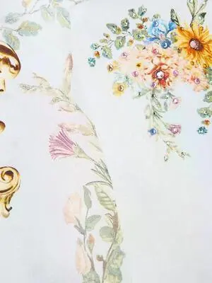 Camilla Printed Blazer - White