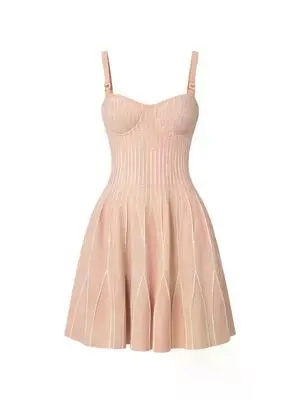 Elisabetta Franchi Pleated Mini Dress
