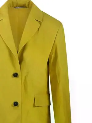 Max Mara Single-breasted Blazer - Yellow