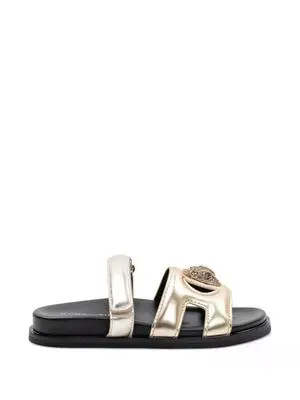 Kurt Geiger Eagle Cut-out Leather Sandals
