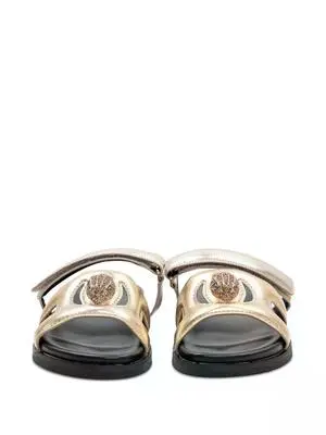 Kurt Geiger Eagle Cut-out Leather Sandals