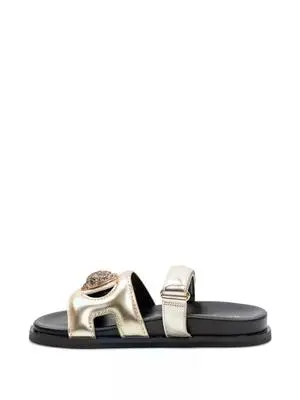 Kurt Geiger Eagle Cut-out Leather Sandals