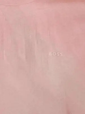 BOSS Cotton-jersey T-shirt With Logo Detail - Pink