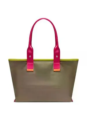 LANCEL Jacquard Zip Tote Bag