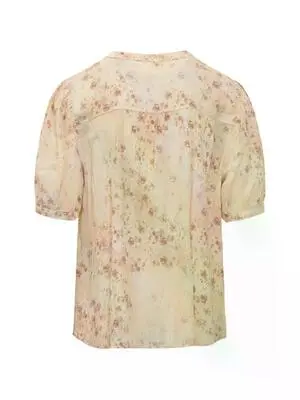 Ba&sh Floral Print Button Shirt