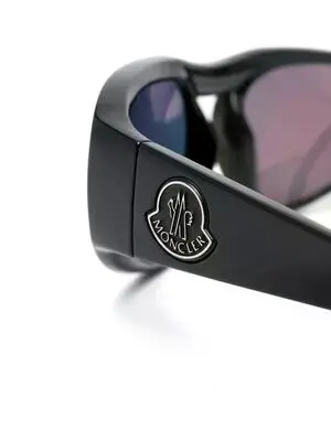 Moncler Pentragra Shield-frame Sunglasses