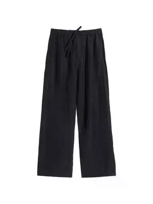 LEMAIRE Drawstring Trousers - Black
