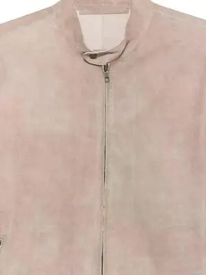 SALVATORE SANTORO Zip-up Suede Jacket