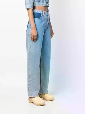 Moschino High-waisted Wide-leg Jeans