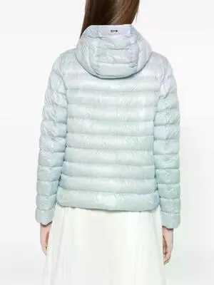 Herno Quilted Hooded Jacket - Blue