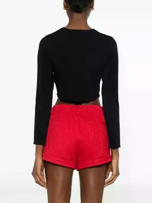 Sandro Button-fastening Cropped Cardigan