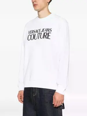 Versace Logo Sweatshirt - White