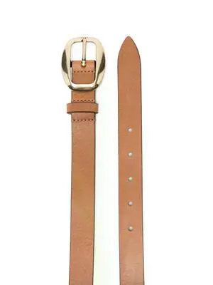 Isabel Marant Étoile Oval Buckle Belt - Neutrals