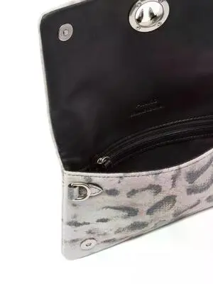 Pinko Mini Love Silver Hardware Printed Shoulder Bag
