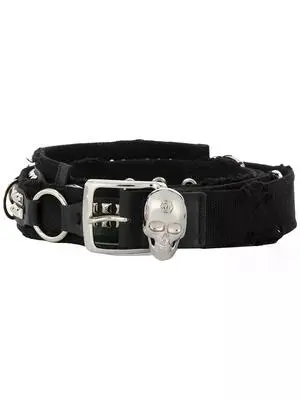 Philipp Plein Double Layered Belt - Black