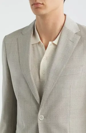 BOSS Hutson Slim-fit Virgin Wool Sport Coat