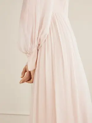 Erdem Crystal-embellished Crêpon Gown