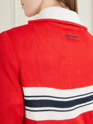 ADIDAS ORIGINALS Logo-embroide Knitted Sweater