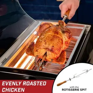 KITCHEN CHEF Indoor Smokeless Rotisserie Grill
