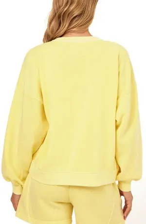 THREADS 4 THOUGHT Mineral Wash Sweatshirt - Lemonade