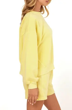 THREADS 4 THOUGHT Mineral Wash Sweatshirt - Lemonade