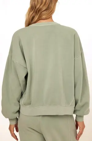 THREADS 4 THOUGHT Mineral Wash Sweatshirt - Wasabi