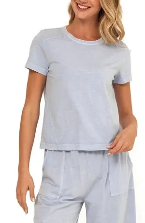 THREADS 4 THOUGHT Roselie Mineral Wash T-shirt - High Tide