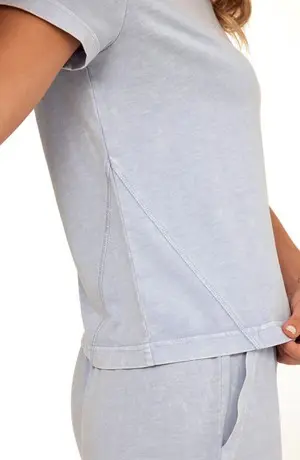 THREADS 4 THOUGHT Roselie Mineral Wash T-shirt - High Tide