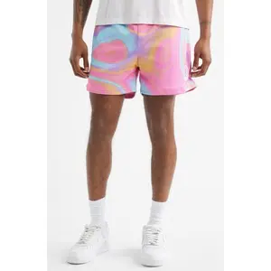 OVERTIME Splash Mesh Shorts - Pink