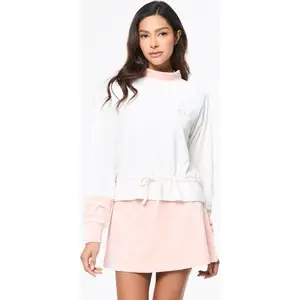 SERGIO TACCHINI Lina Velour Top - Gardenia