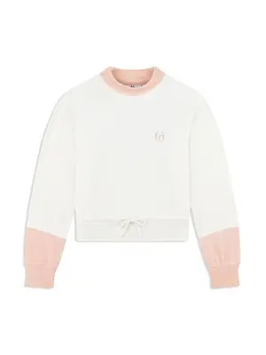 SERGIO TACCHINI Lina Velour Top - Gardenia