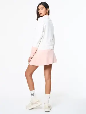 SERGIO TACCHINI Lina Velour Top - Gardenia